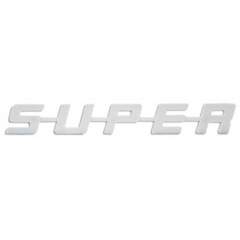 Logo SUPER Scania accessoire compatible Old School 45 x 6 cm En acr...