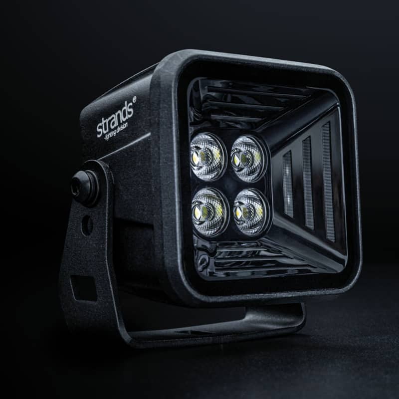 Feu de travail rouge 9-36 volts Dark Knight Fortex Strands Lighting...