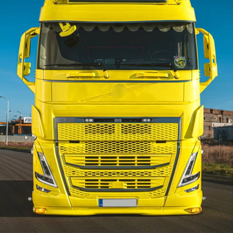 Spoiler Volvo FH5 FH4 avec 2 feux Talmus, Accessoire compatible Pol...