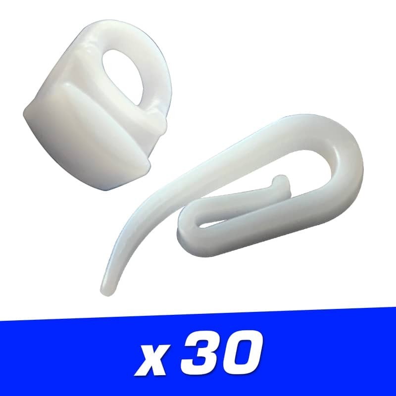 KIT 30 CROCHETS RIDEAUX COMPATIBLES VOLVO / RENAULT / IVECO / Camio...