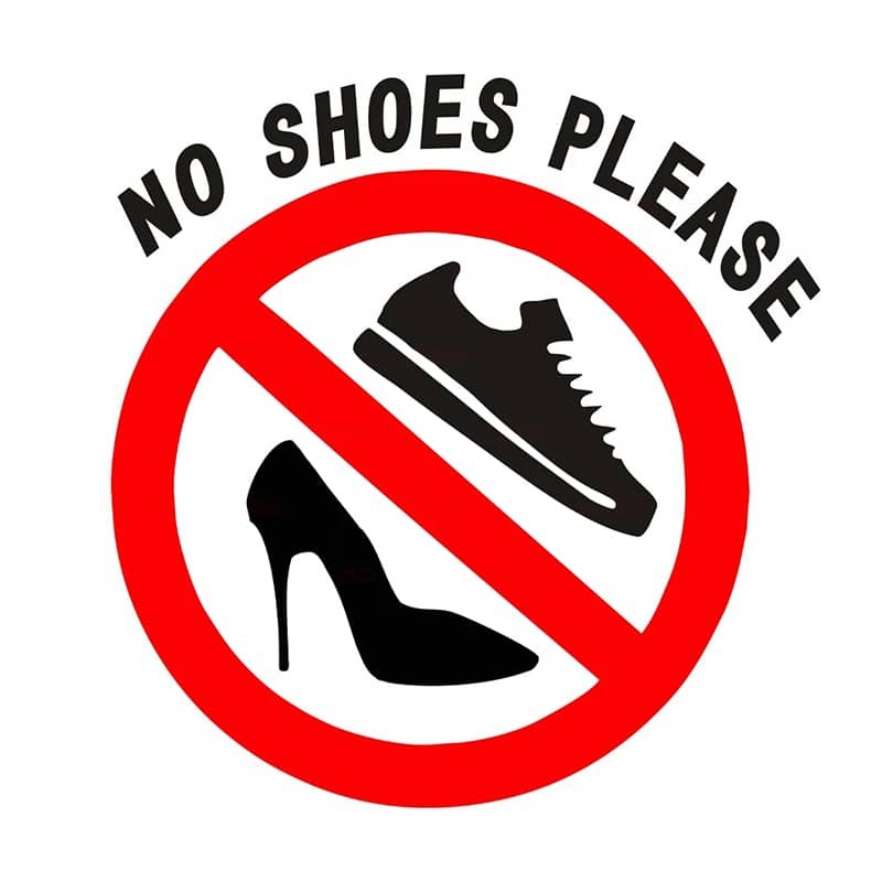 Sticker Camion No Shoes 10 cm En vinyle imperméable 000FD0002