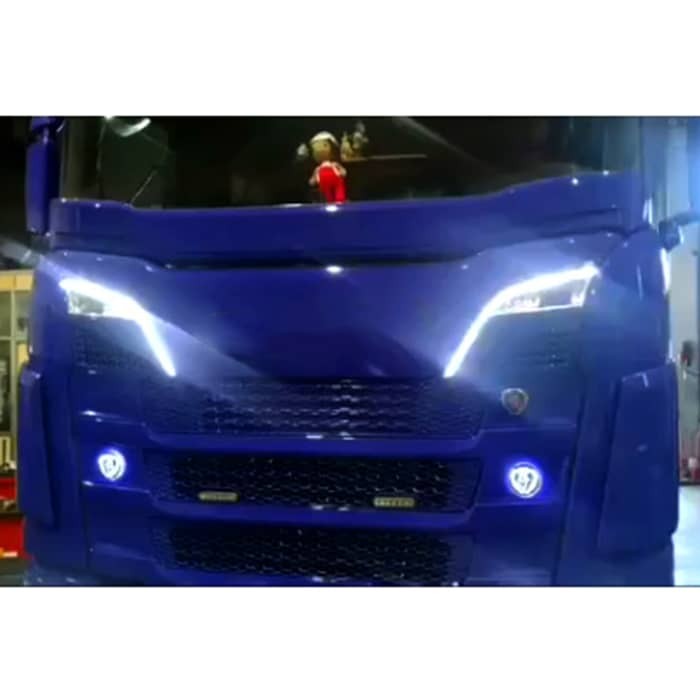 Bandes latérales Leds 24V pour Scania éclairage Blanc Xénon - Acces...