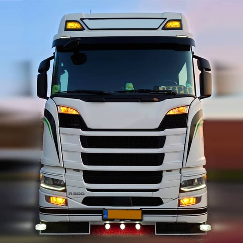 Modules LED Jaune doré pour Feux de toit Scania Next Generation 201...