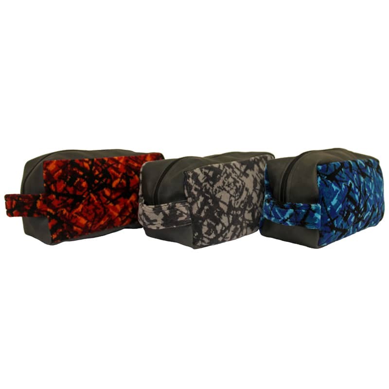 Trousse de Toilette en Tissu Danois Rouge Pour le look dans le cami...