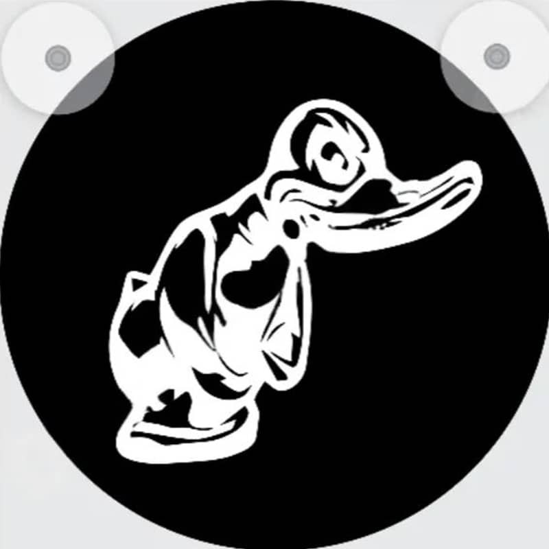 Enseigne lumineuse de pare brise pour Camion Angry Duck Peterbilt d...