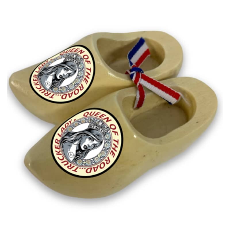 Mini Sabots en bois Queen of the Road 10,5 cm pour la Décoration du...