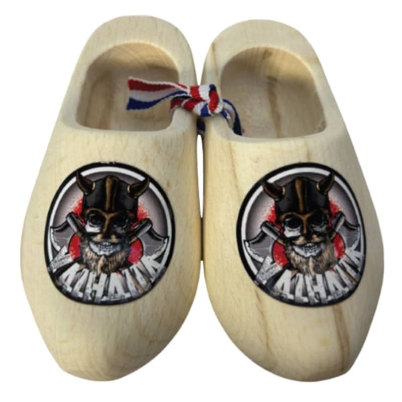Mini Sabots en bois Viking Valhalla 10,5 cm pour la Décoration du C...