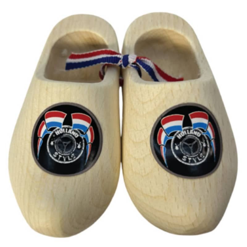 Mini Sabots en bois Holland Style 10,5 cm pour la Décoration du Cam...