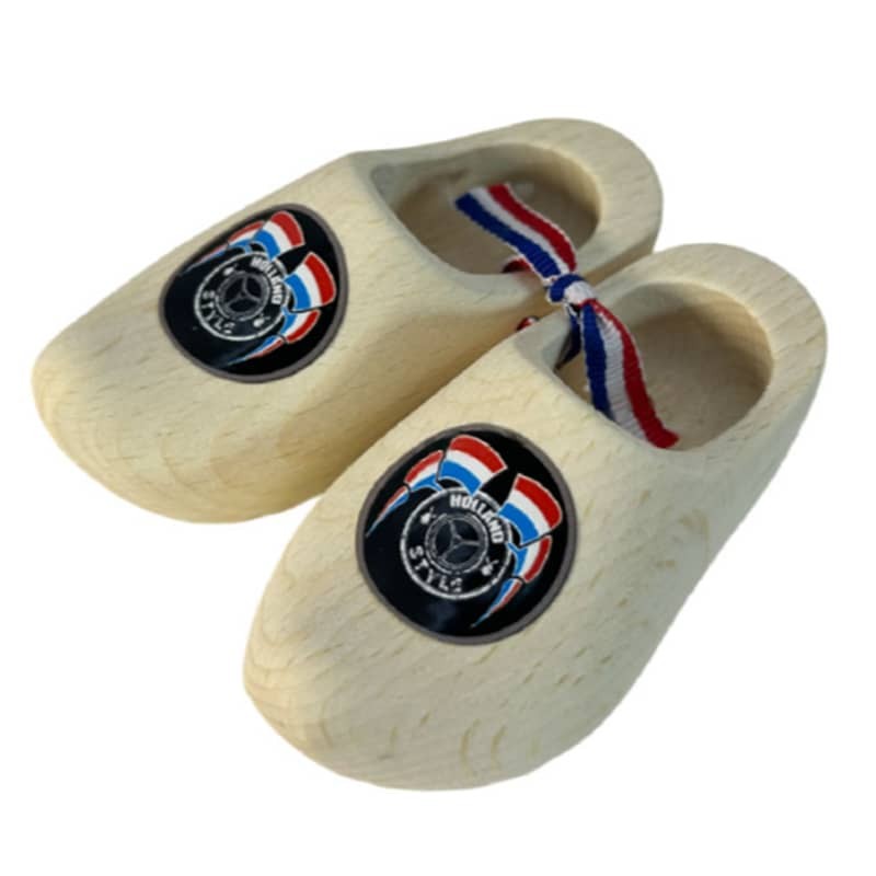Mini Sabots en bois Holland Style 10,5 cm pour la Décoration du Cam...
