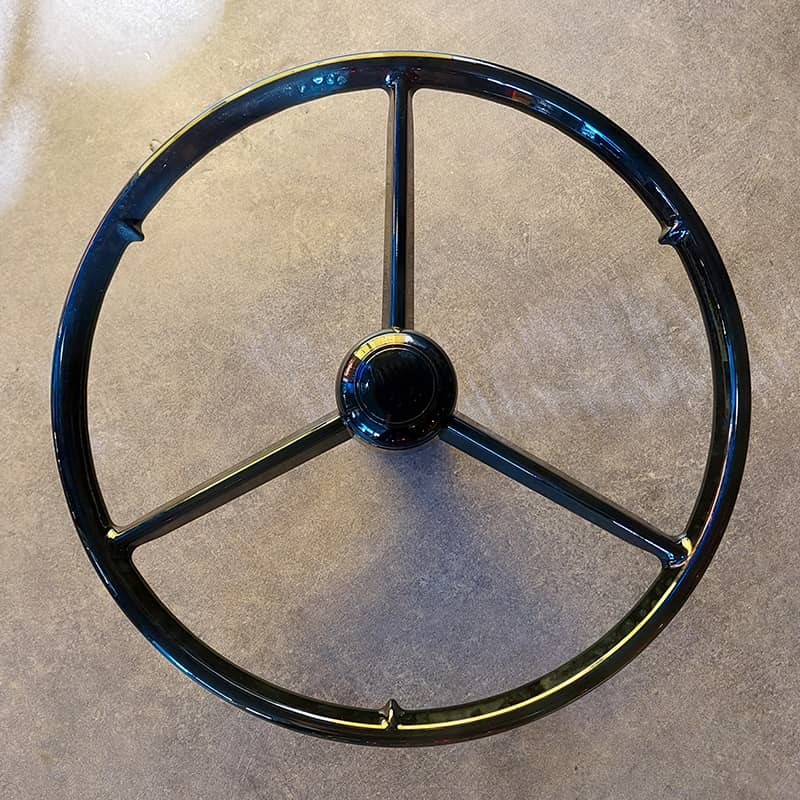 Volant 3 branches 53 cm noir et Moyeu Scania Next Generation / Séri...