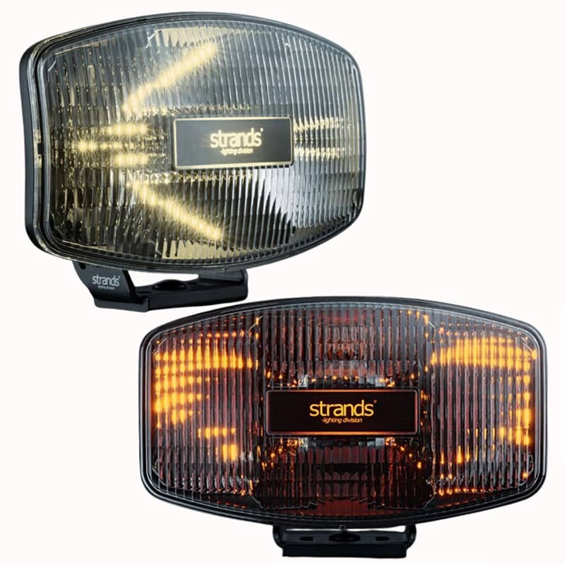 Phare longue portée Strands blanc / orange IZE LED OG Driving Light...
