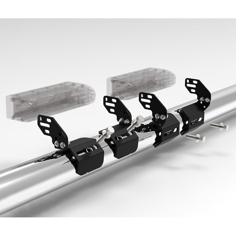 Kit de Fixation pour Rampes LEDS diamètres 60mm et 70mm Valide UNEC...