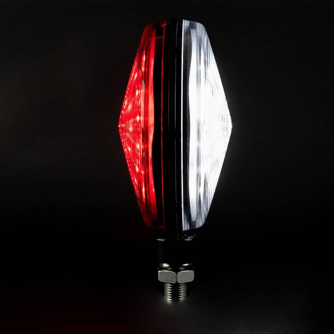 Feu de Gabarit blanc rouge type Iveco Magirus LEDs Ledson 10-30 vol...